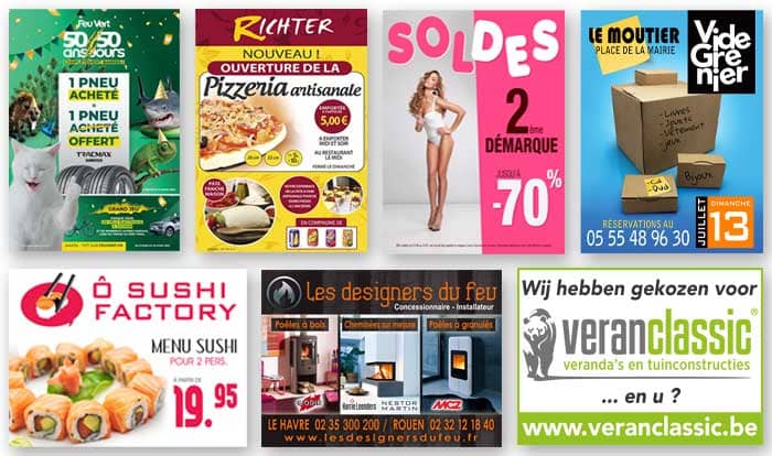 Panneau publicitaire personnalisé - Pancartes sur mesure en Akylux®